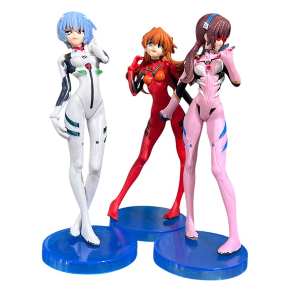 Toys | Neon Genesis Evangelion Figure Set Rei Ayanami Mari Asuka Langley Soryu | Poshmark